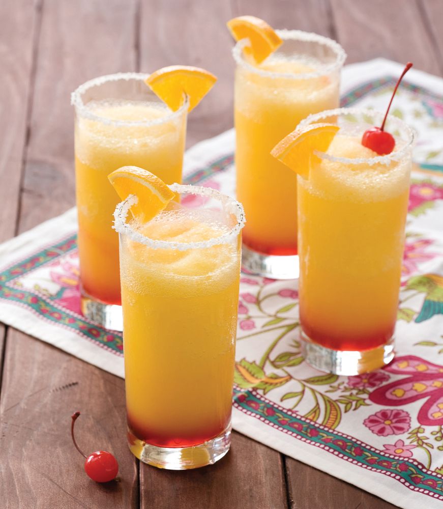 Frozen Sunrise Margaritas from Breakfast for Dinner by Lindsay Landis ...