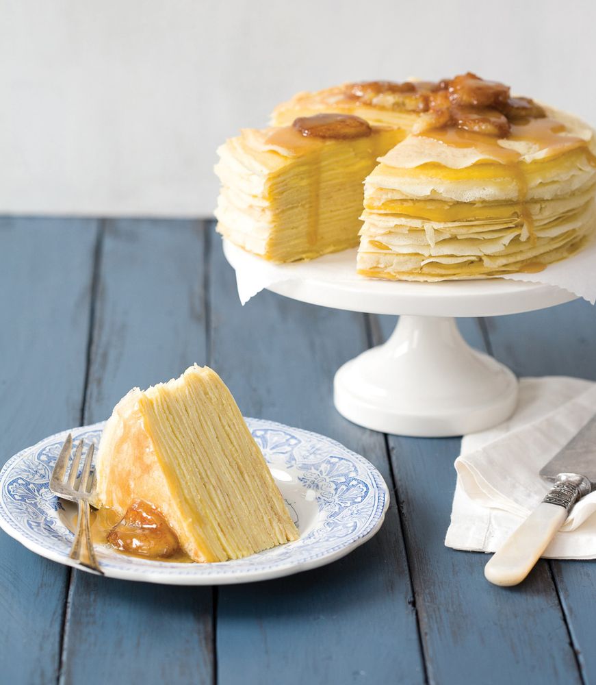 Bananas Foster Crepe Cake from Breakfast for Dinner by Lindsay Landis ...