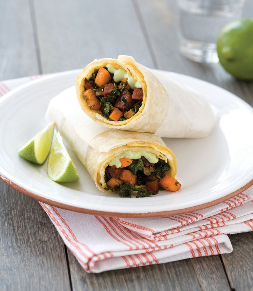 Egg & Chorizo Burritos from Breakfast for Dinner by Lindsay Landis and ...
