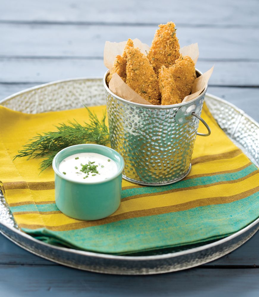 Cornflake-Crusted Chicken Tenders from Breakfast for Dinner by Lindsay ...