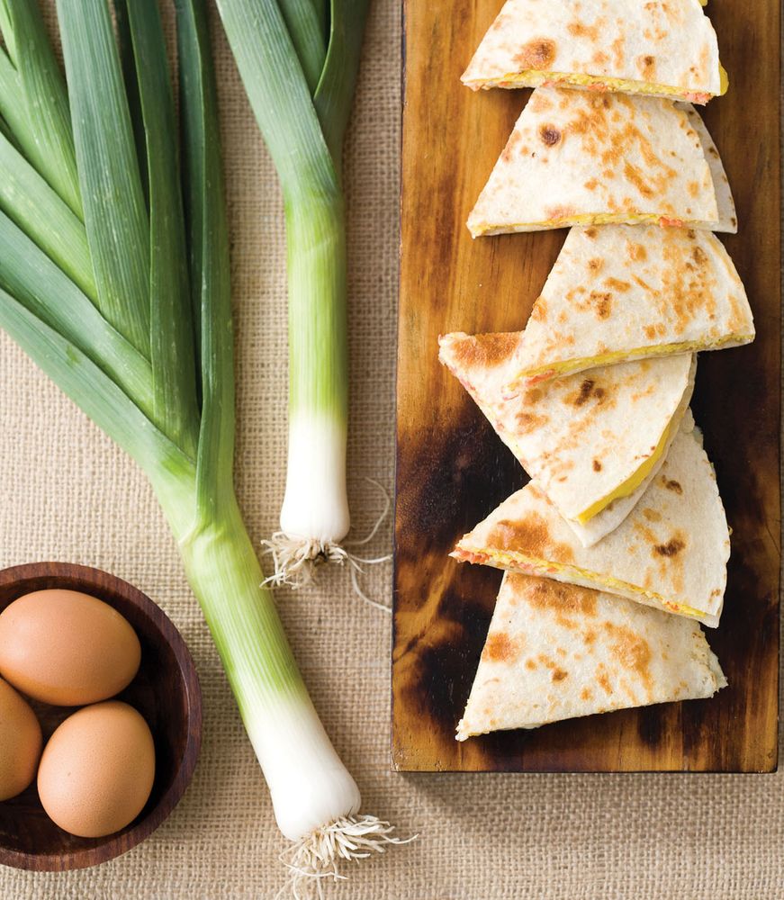 Scrambled Egg & Salmon Quesadillas from Breakfast for Dinner by Lindsay ...