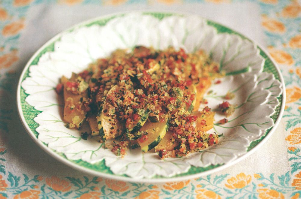 Marrow with Bacon and Herbs from British Seasonal Food by Mark Hix
