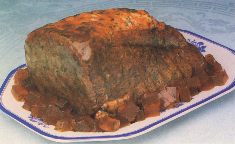 Spiced beef or Christmas beef from British Cooking by Caroline Conran