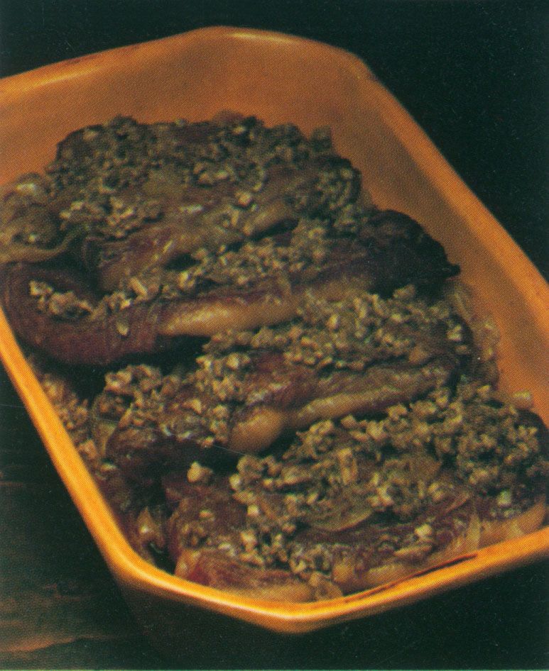 Scotch collops from British Cooking by Caroline Conran