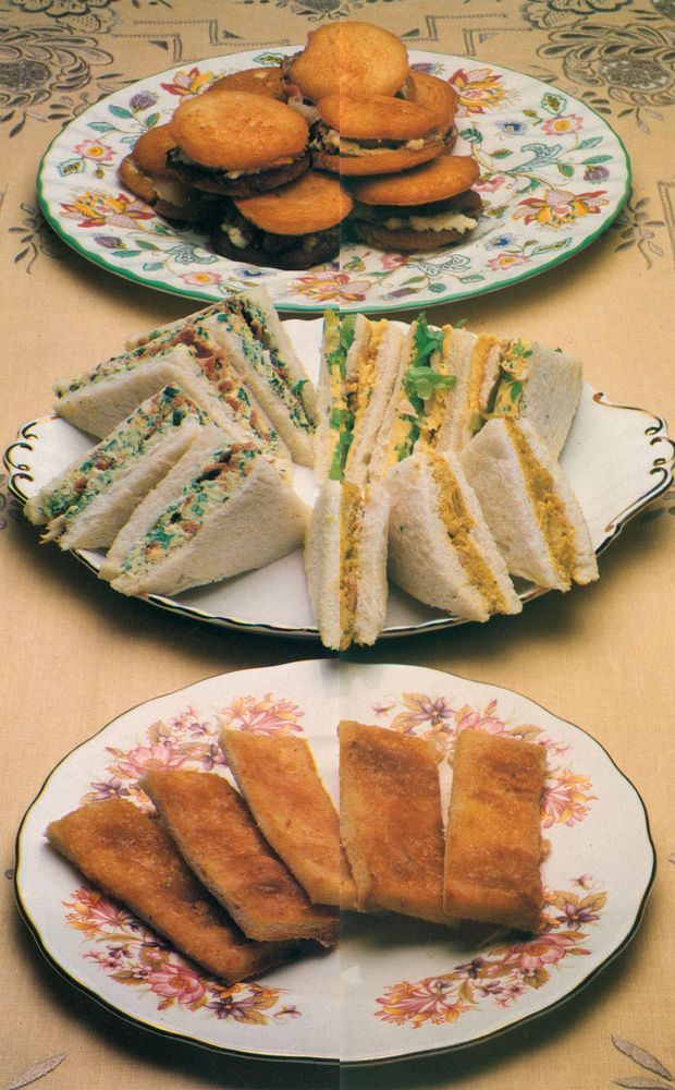 Wyvern’s Edwardian sandwiches from British Cooking by Caroline Conran