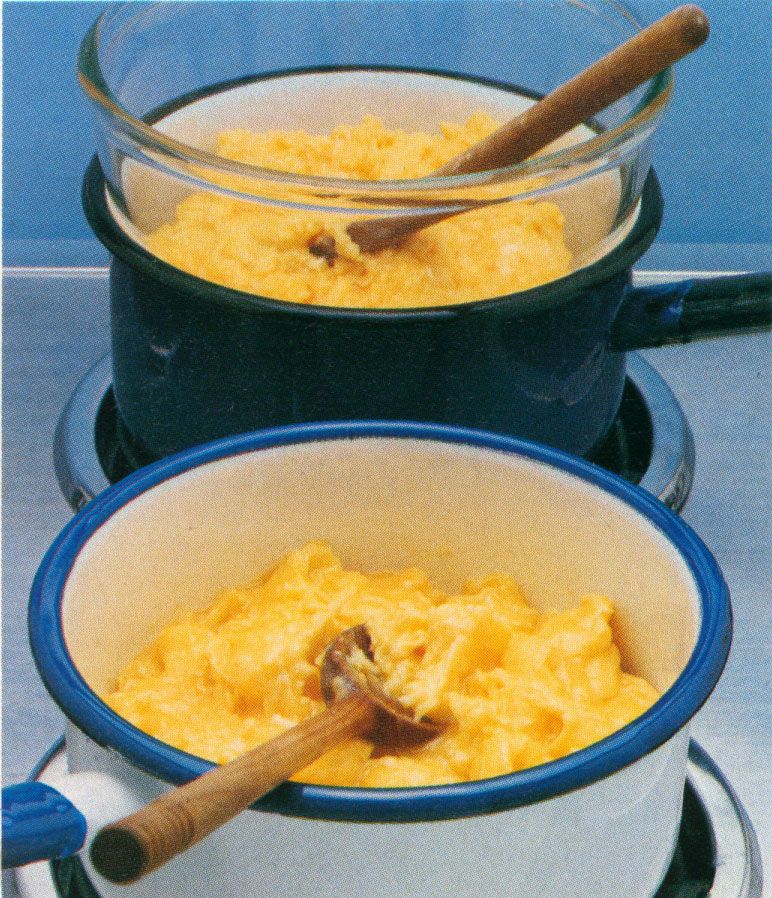 Rumbled eggs from British Cooking by Caroline Conran