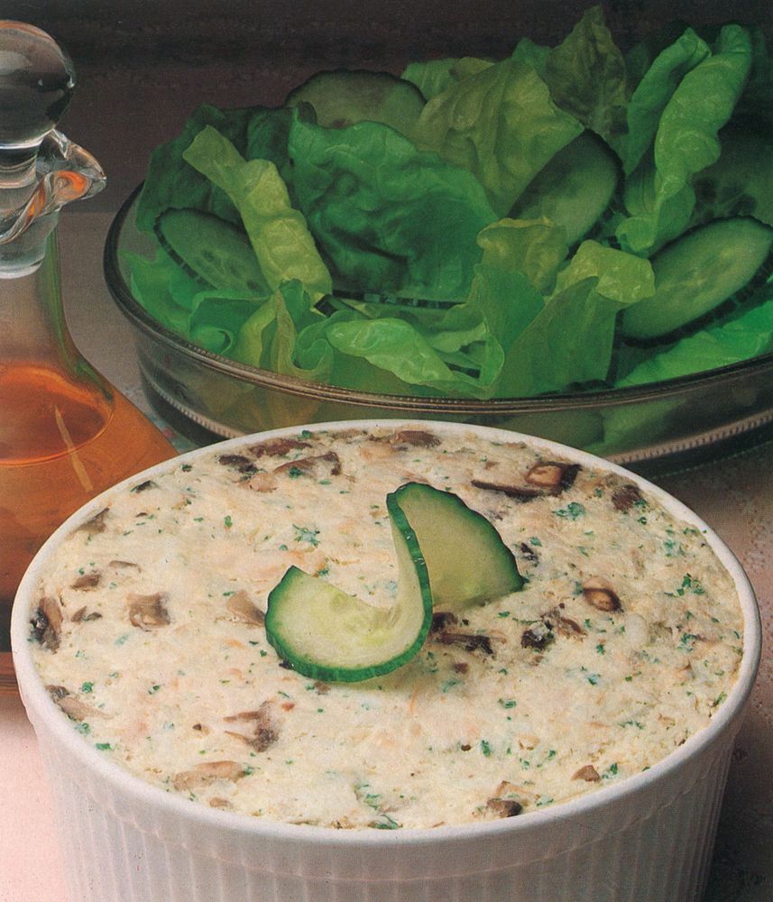 Chilled fish mousse from British Cooking by Caroline Conran
