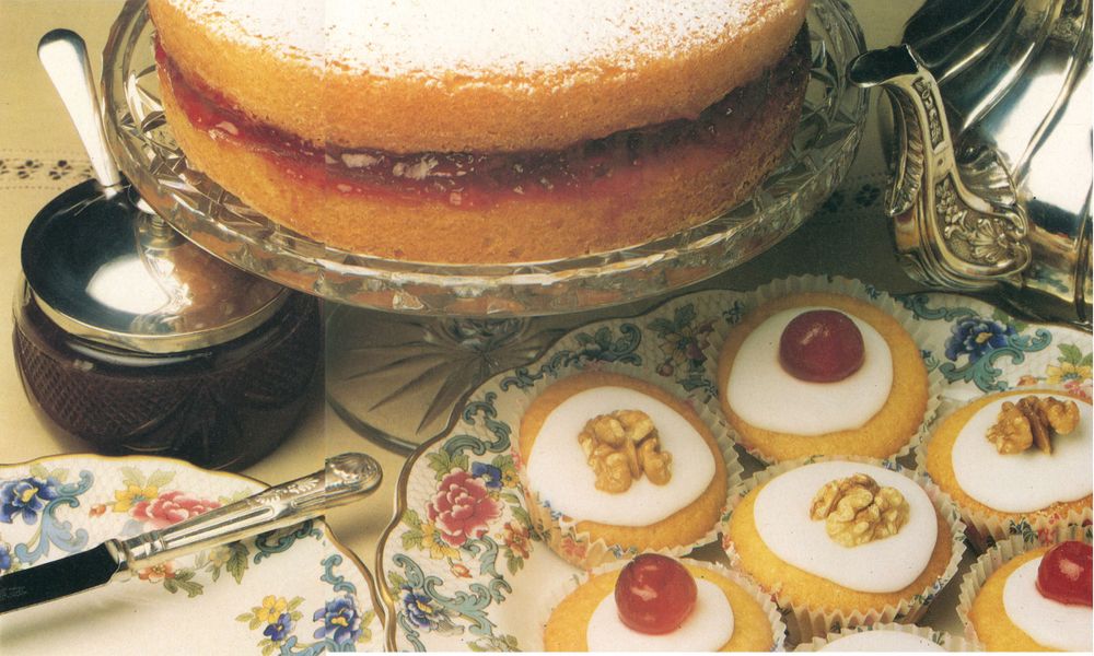 Queen cakes from British Cooking by Caroline Conran