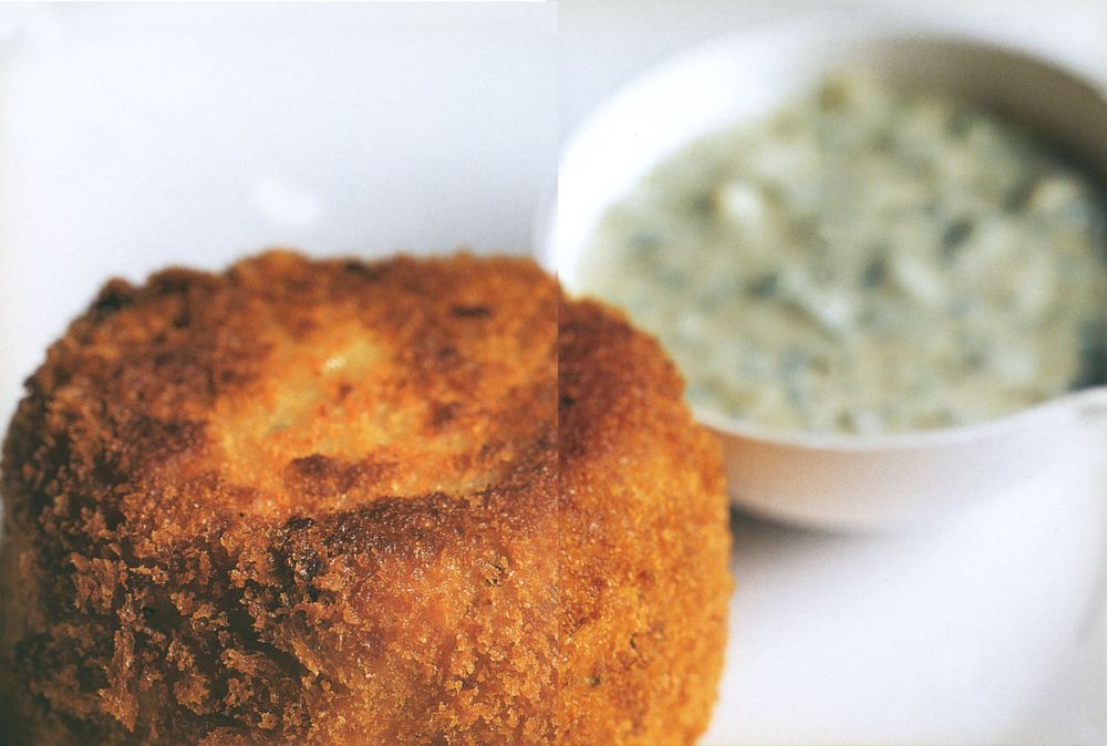 Fish cakes with tartare sauce from British Food by Mark Hix
