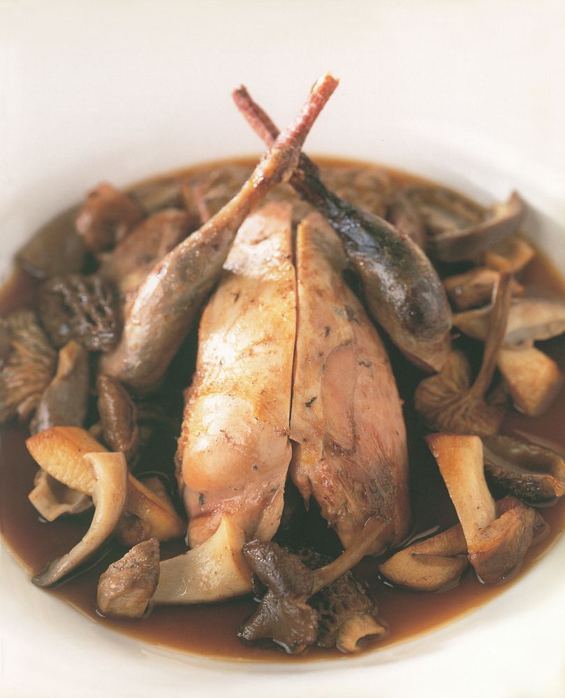 Roast Partridges with Their Own Toasts and Wild Mushrooms from New ...