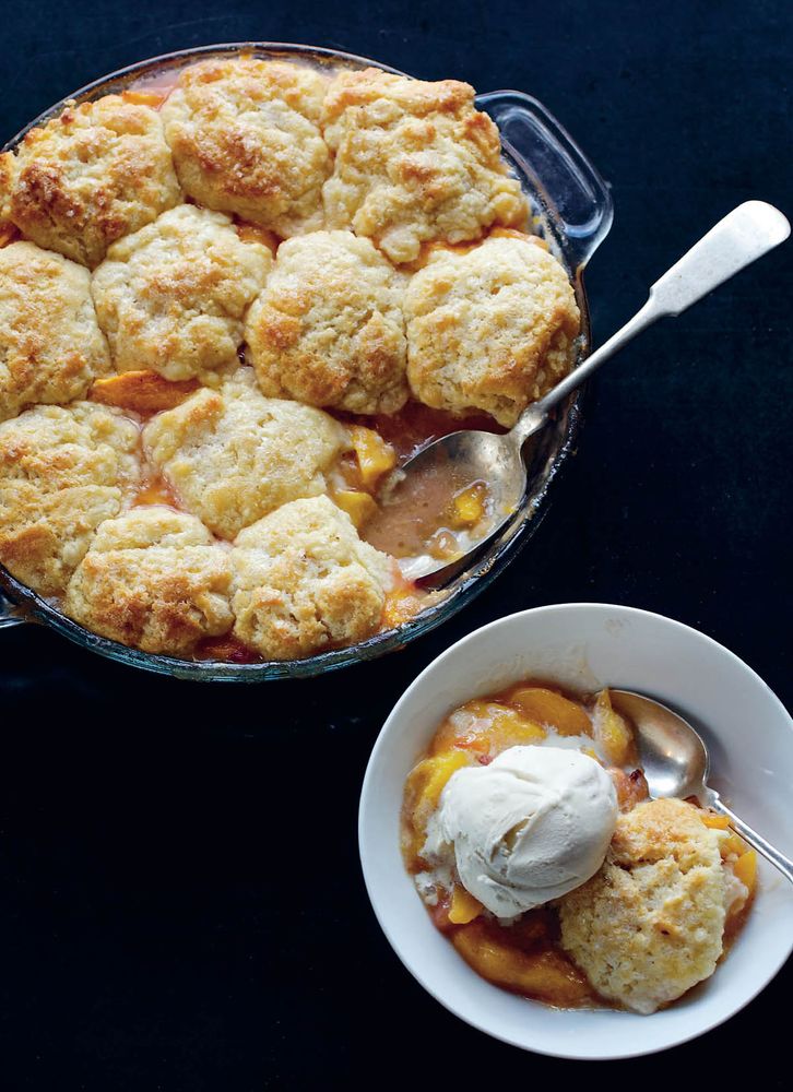 Peach & Nectarine Cobbler from Brown Sugar Kitchen: New-Style, Down ...