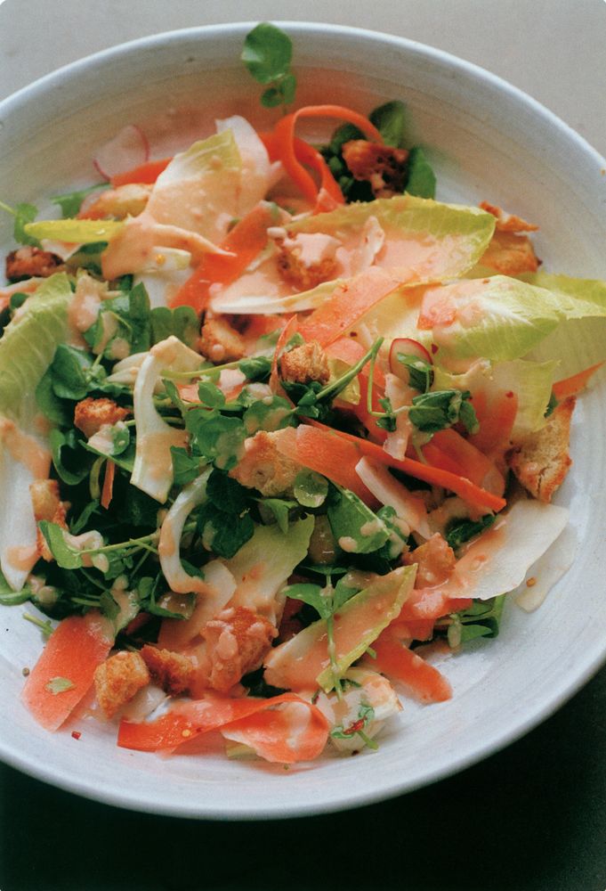 Endive salad with smoked cod roe dressing from The Good Table ...