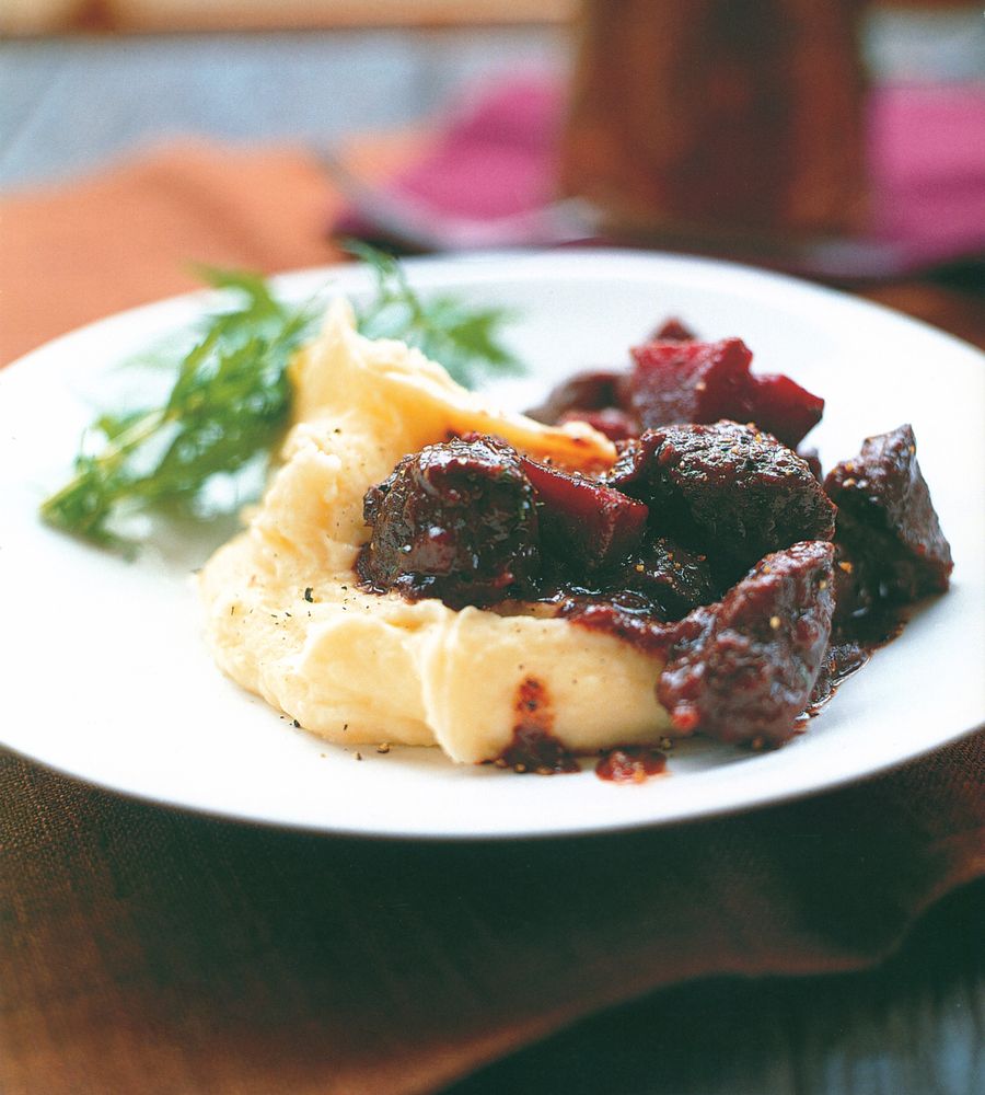Venison with Beets from The Game Cookbook by Clarissa Dickson Wright and Johnny Scott