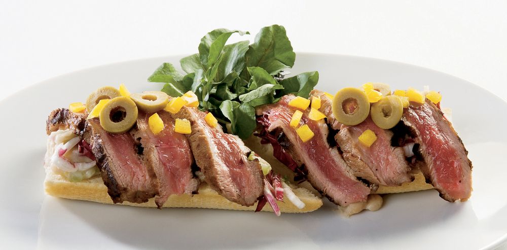 Grilled Duck and White Bean Salad Tartine from Professional Garde ...