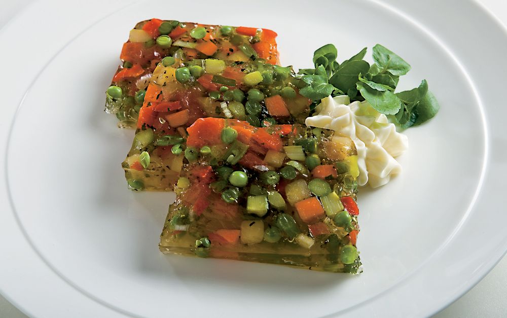 Confetti Vegetable Terrine with Lemon Mayonnaise from Professional ...