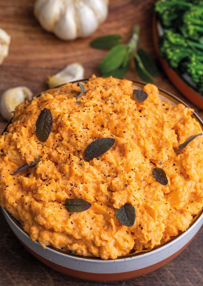 Sage and Garlic Swede and Sweet Potato Mash from The Garlic Story ...