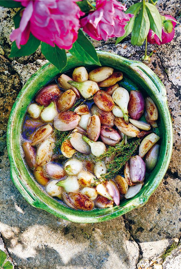 Slow-Braised Shallots with Cider from Getaway: Food & Drink to ...