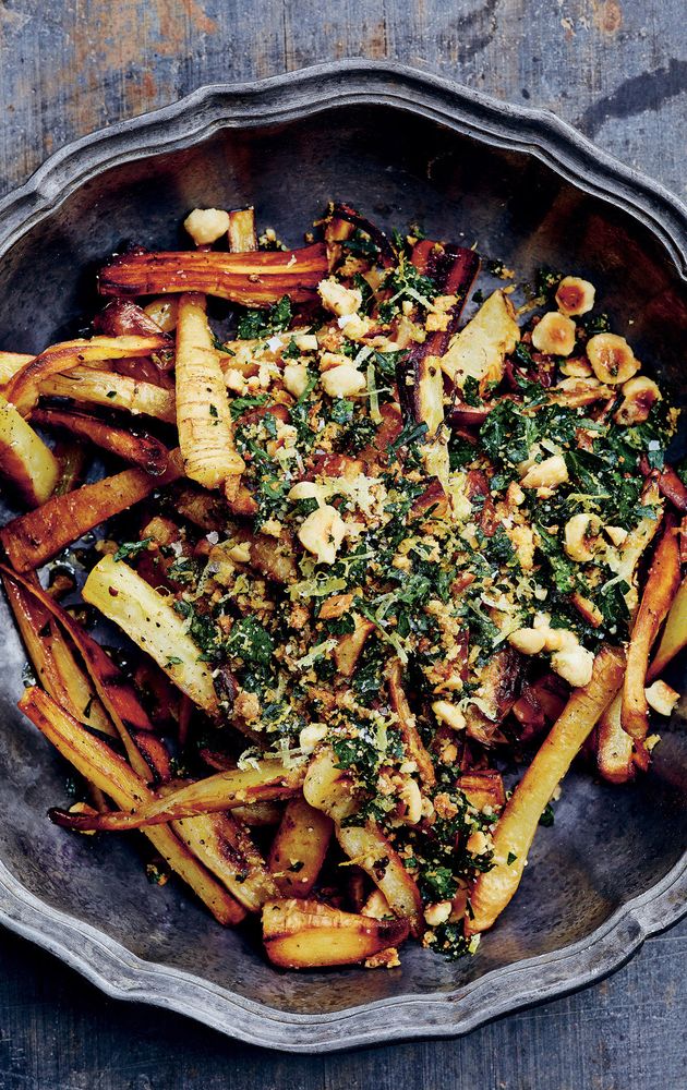 Oven-Roasted Parsnips with Hazelnut Picada from Gjelina: Cooking from ...