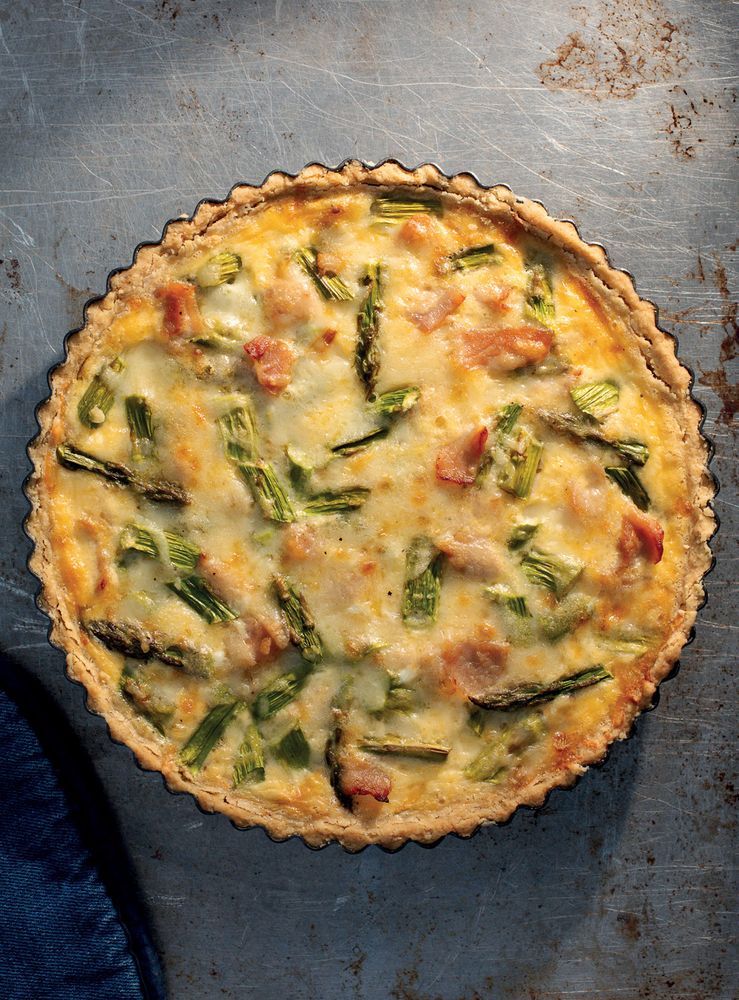 Asparagus, Smoked Bacon and Gruyère Tart from Gloagburn: Recipes from a ...