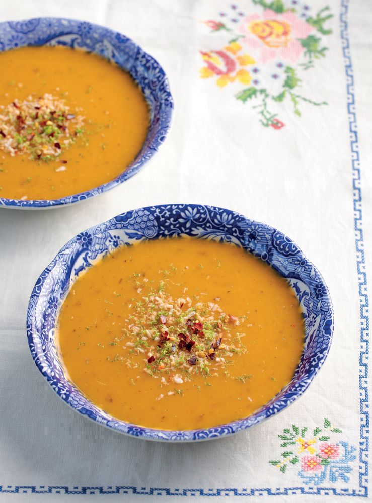 Sweet Potato, Coconut and Lime Soup from Gloagburn: Recipes from a ...