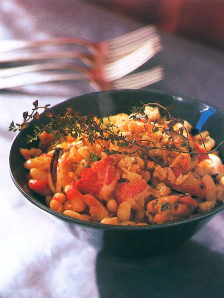 Lobster and Mussel Cassoulet from Glorious French Food by James Peterson