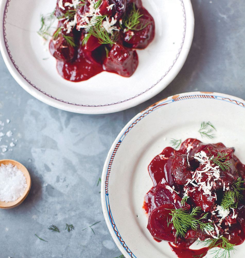 Braised venison & beetroot with horseradish from Glorious Game by Diana ...