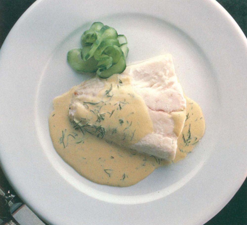 Steamed Turbot Fillet with Mustard and Dill Sauce from Great British ...