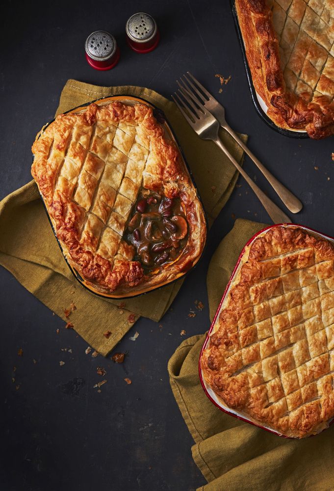 Portobello Steak ‘N’ Kidney Bean Pie from Great British Vegan: Simple ...