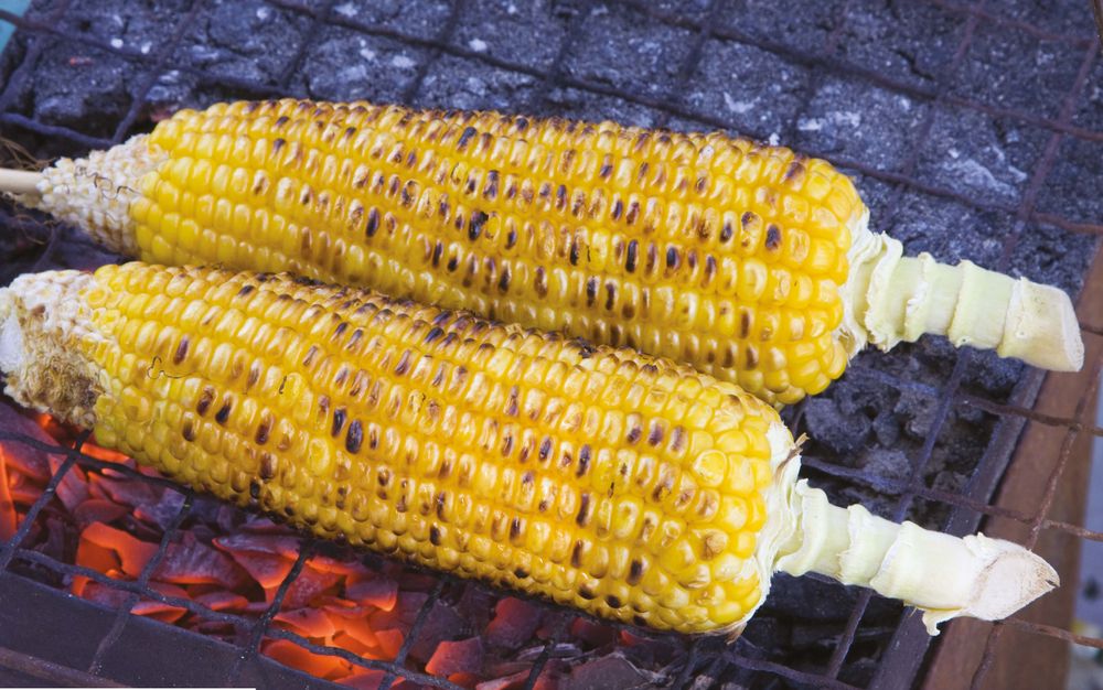 Aw Shucks Grilled Corn from The Ultimate Guide to Grilling by Rick Browne