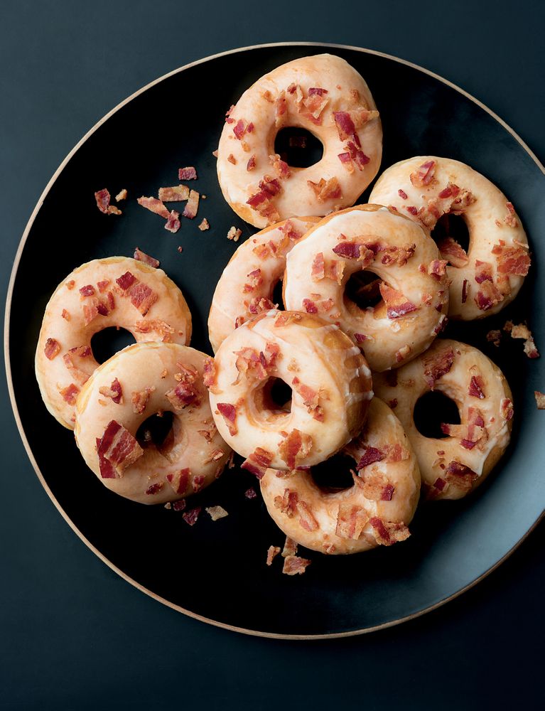 Maple-Bacon Doughnuts from The Doughnut Cookbook: Delicious Recipes for ...