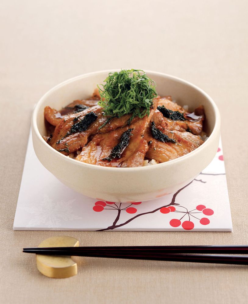 Pork Belly with Shiso Butter Soy Sauce from Donburi: Delightful ...