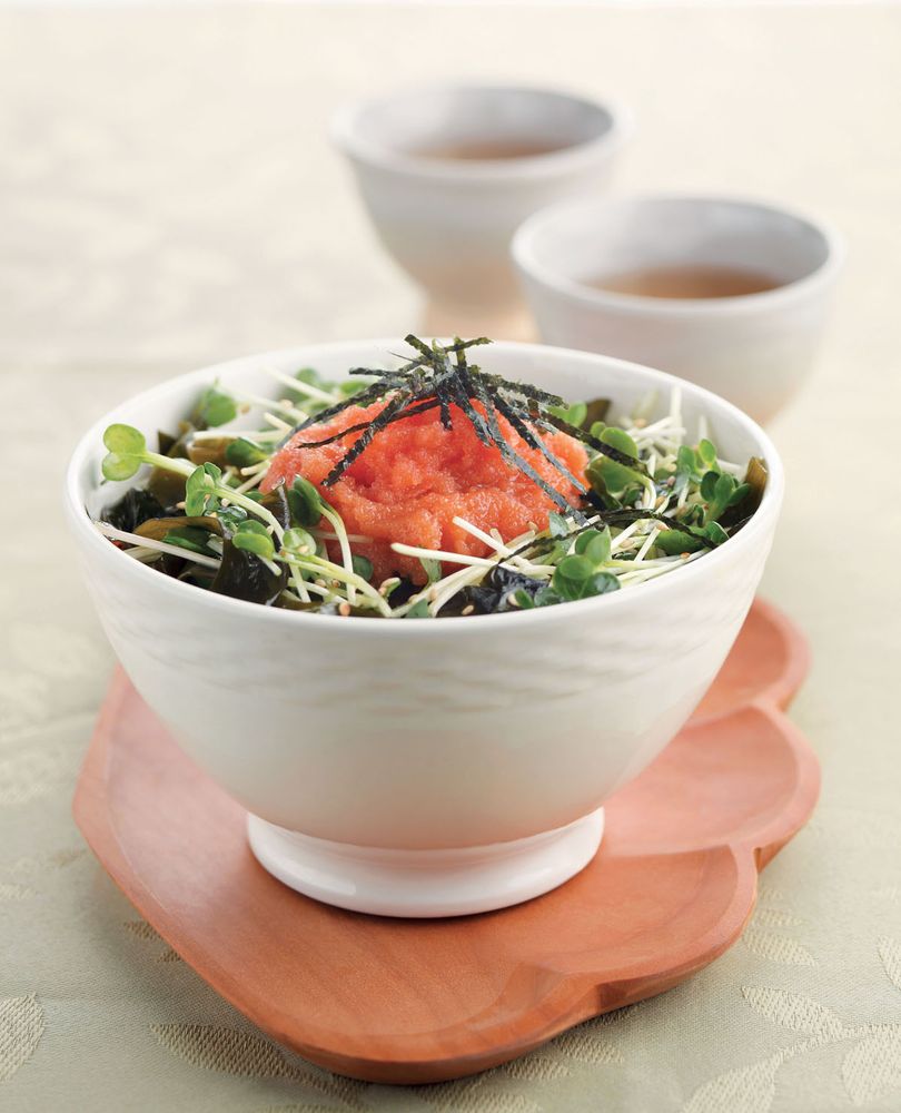 Spicy Cod Roe and White Radish Sprouts Don from Donburi: Delightful ...