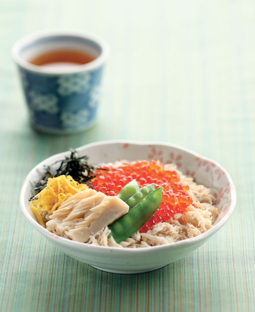 Crab and Salmon Roe Don from Donburi: Delightful Japanese Meals in a ...