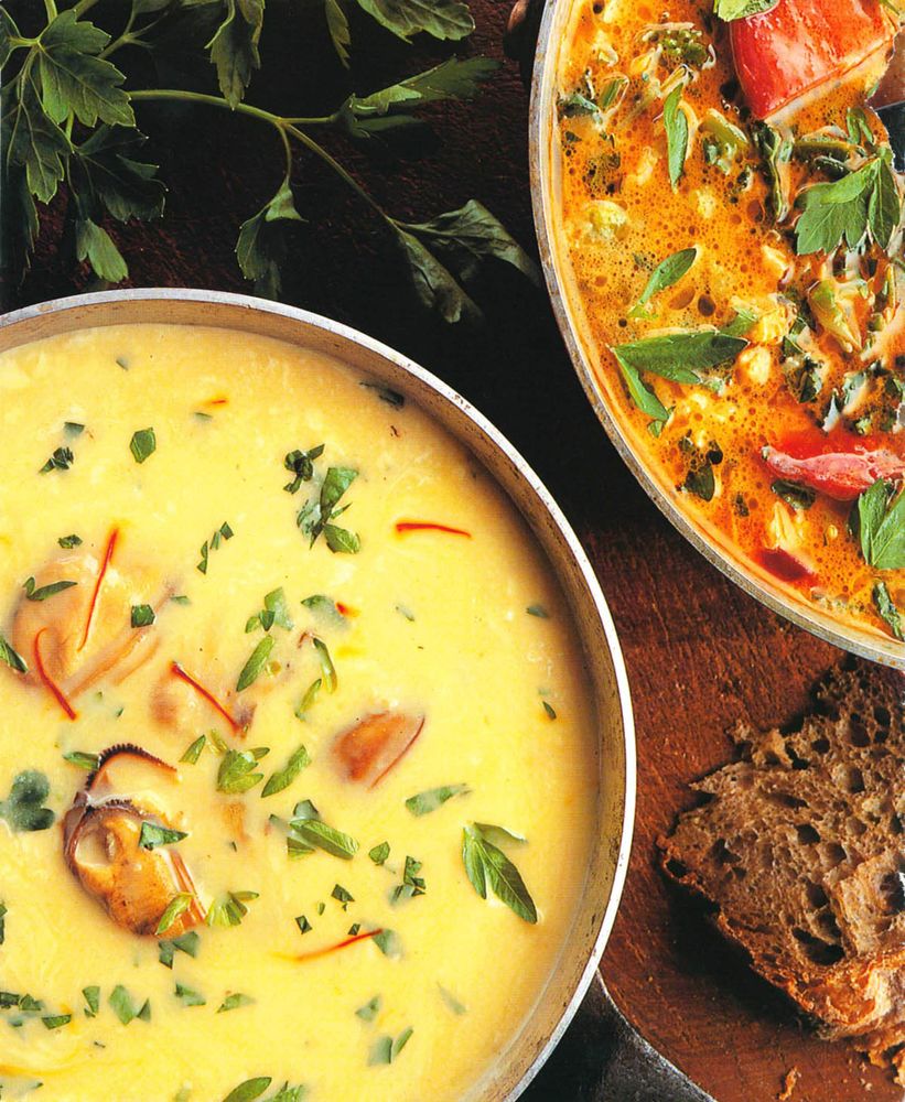 Mussel Soup with Saffron and Cream from The Daily Mail Modern British ...