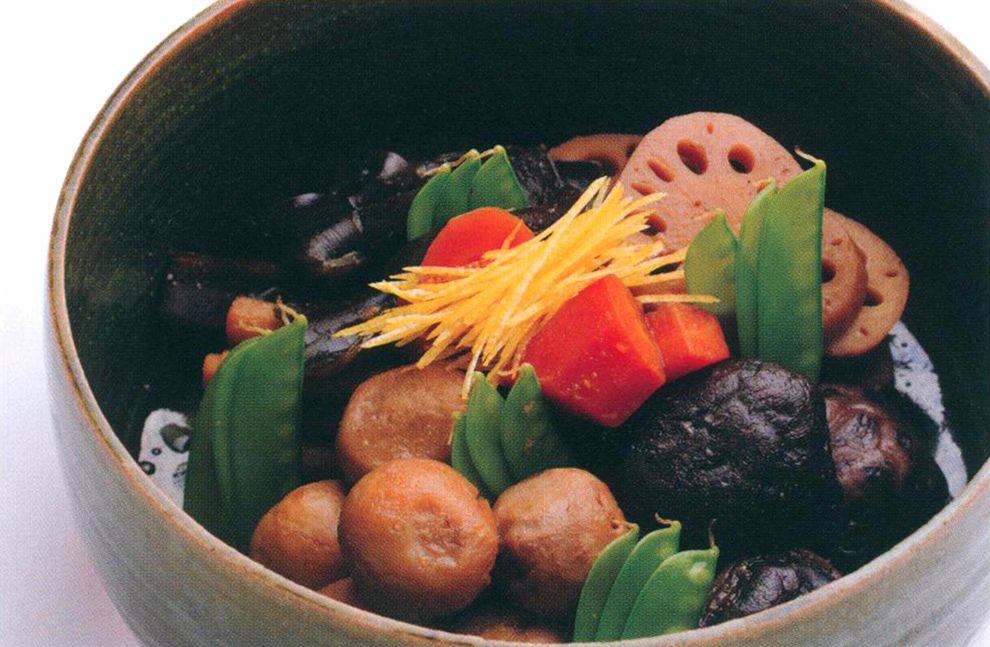 Dashi simmered vegetables from Dashi and Umami: The Heart of Japanese ...