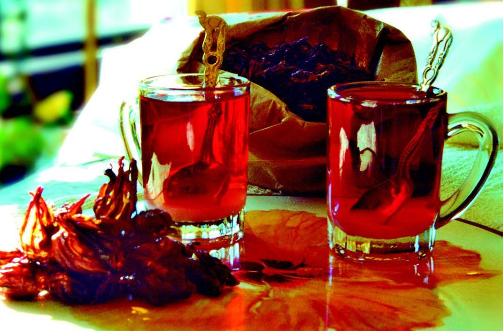 Hibiscus Flower Tea from Delights from the Garden of Eden by Nawal ...