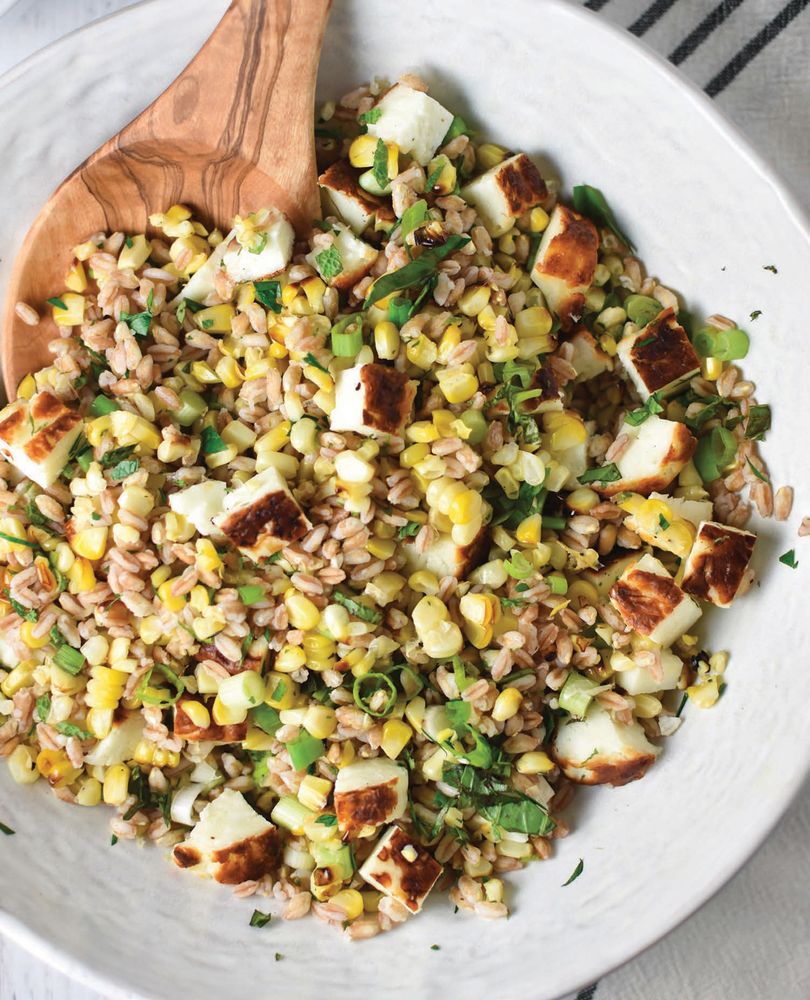 Charred Corn & Farro Summer Salad from The Dizzy Cook: Managing ...