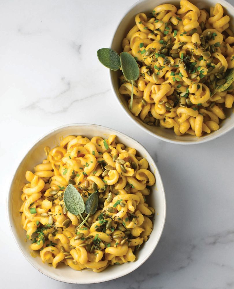 Pumpkin Sage Pasta from The Dizzy Cook: Managing Migraine with More ...