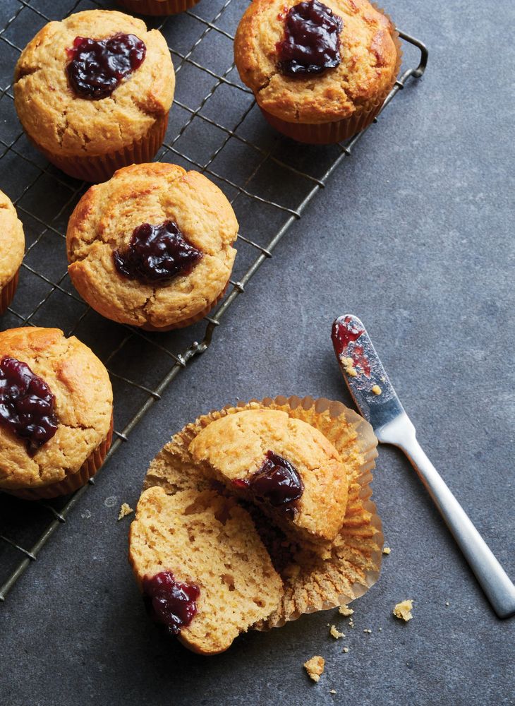 Peanut Butter and Jelly Muffins from The Diabetic Goodie Cookbook ...