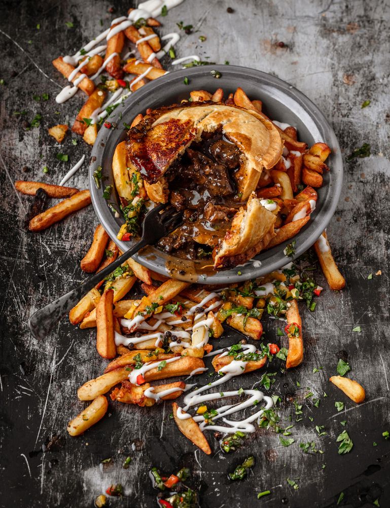 Steak, Black Pudding and Peppercorn Sauce Pie from Dirty: Dirty Food ...