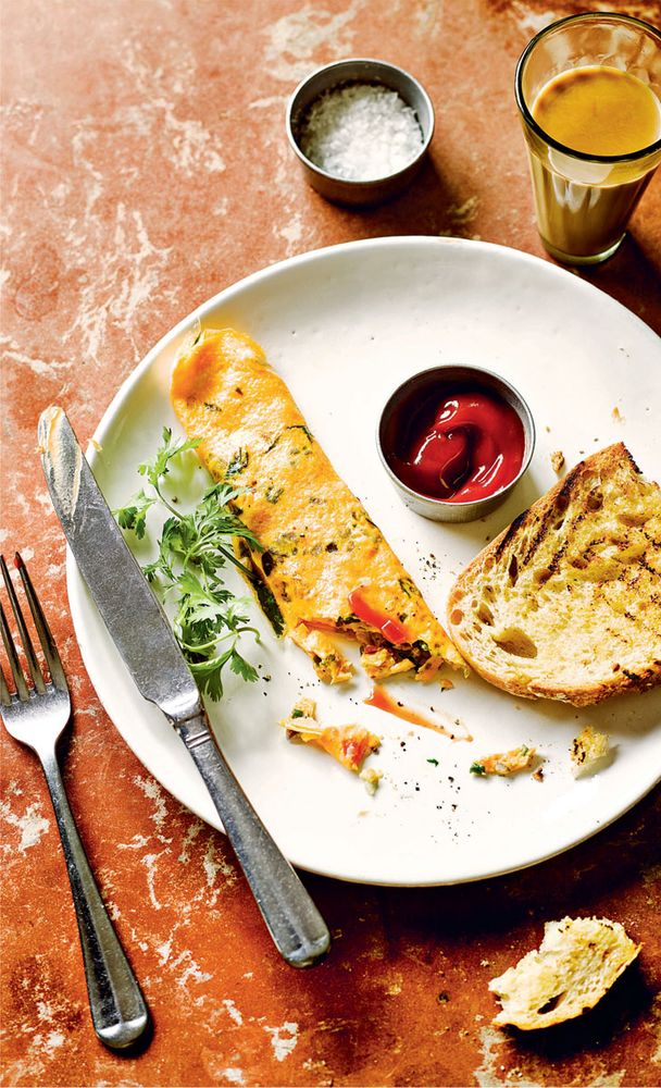 Parsi Omelette from Dishoom: From Bombay with Love by Shamil Thakrar