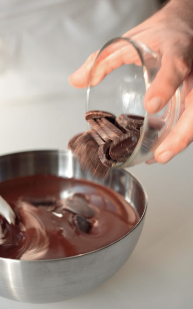 Tempering by seeding from Encyclopedia of Chocolate: Essential Recipes ...