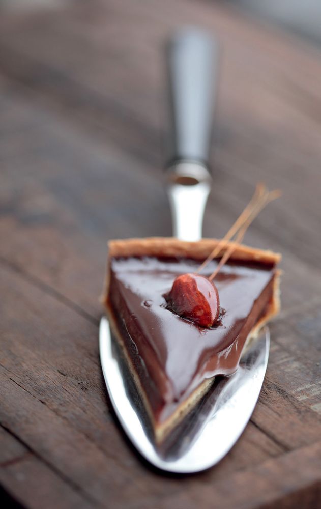 Creamy Caramel Chocolate Tart from Encyclopedia of Chocolate: Essential ...