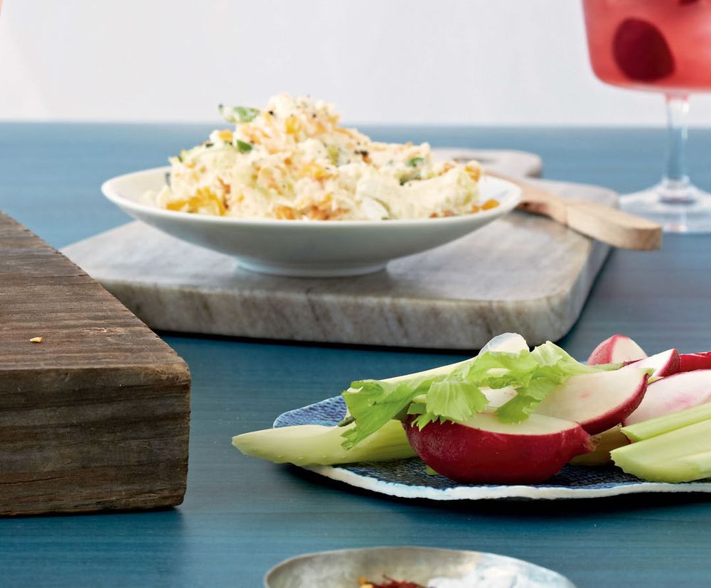 Pimento Goat Cheese Spread from Endless Summer Cookbook by Katie Lee