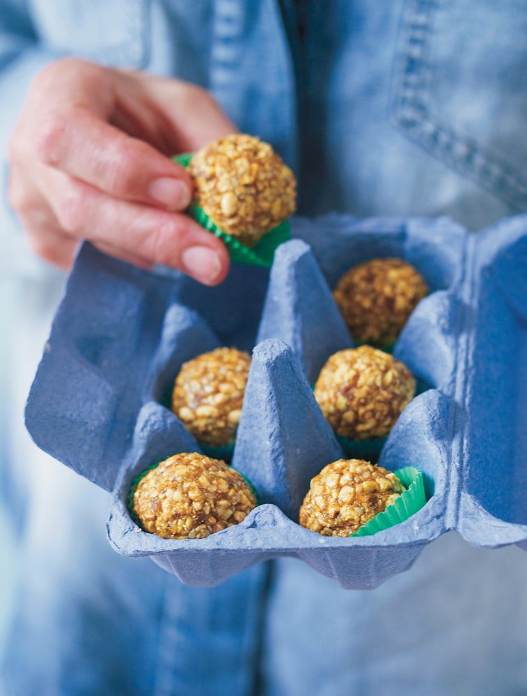 Orange & puffed rice amazeballs from Energy Balls & Power Bites by Sara ...