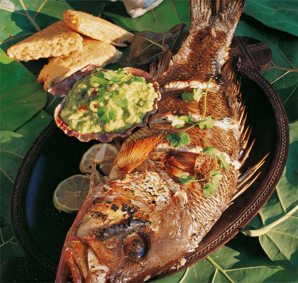 Pargo a la Parilla Ciboney con Salsa de Aguacate from Eating Cuban by ...