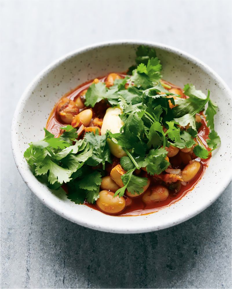 Butter Beans with Kimchi and Salt Cod from The Four Horsemen: Food and ...