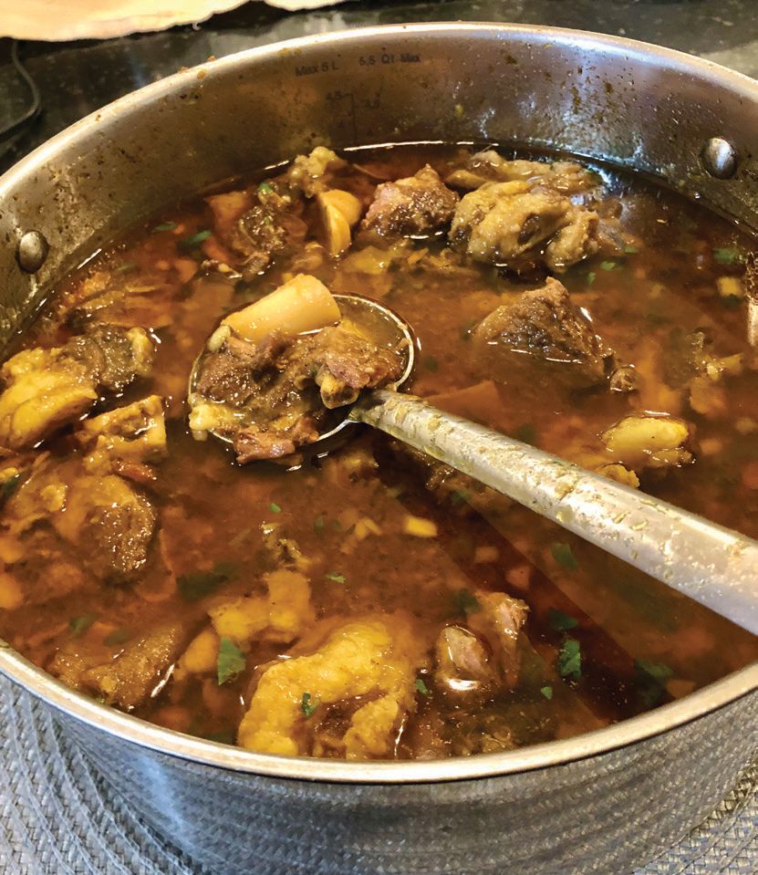 Soupy Goat Meat from Food and Flavours from Nepal by Jyoti Pathak