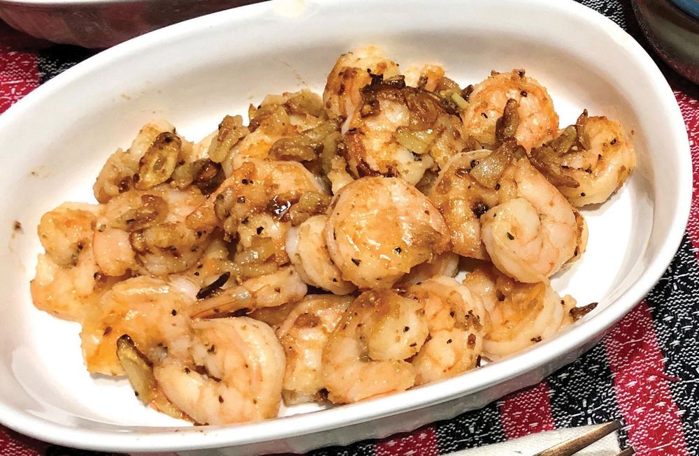 Nepali Garlic Butter Shrimp from Food and Flavours from Nepal by Jyoti ...