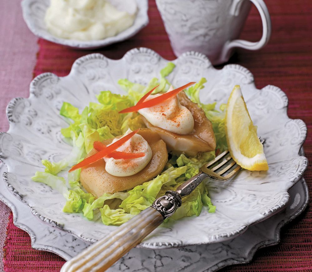 Abalones with mayonnaise from Food and Cooking of Chile by Boris Basso ...